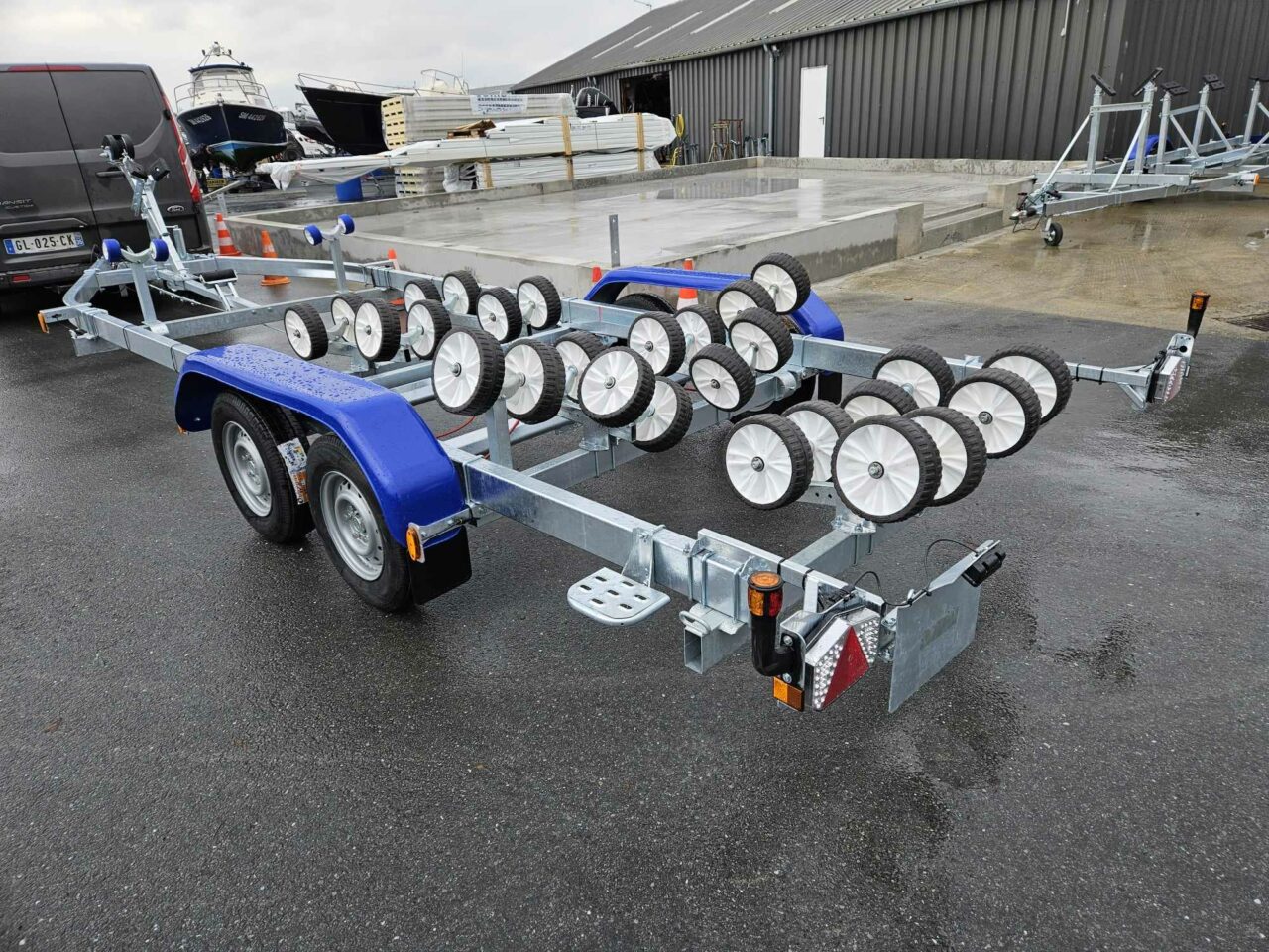 Remorque Sun Way Galaxy GD12 coque à step